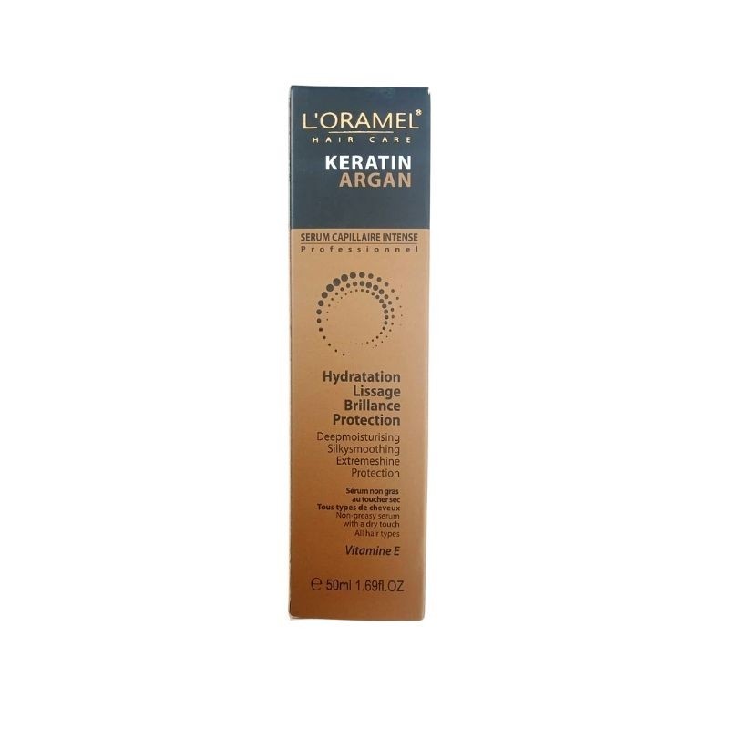 Sérum capillaire intense en Argan Kératine Vitamine E - L'Oramel - 50ml ...